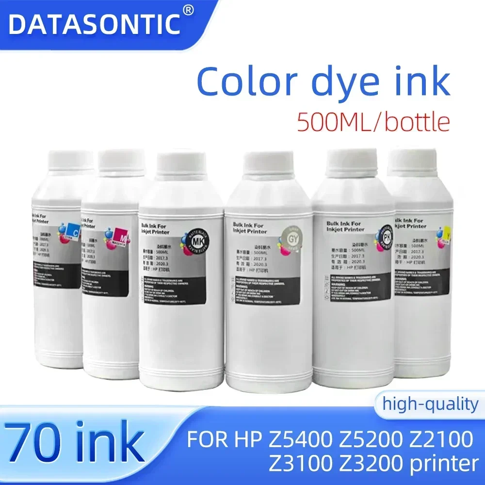 500ML-dye-ink-Compatible-for-HP-Designjet-Z5400-Z5200-Z2100-Z3100-Z3200 ...