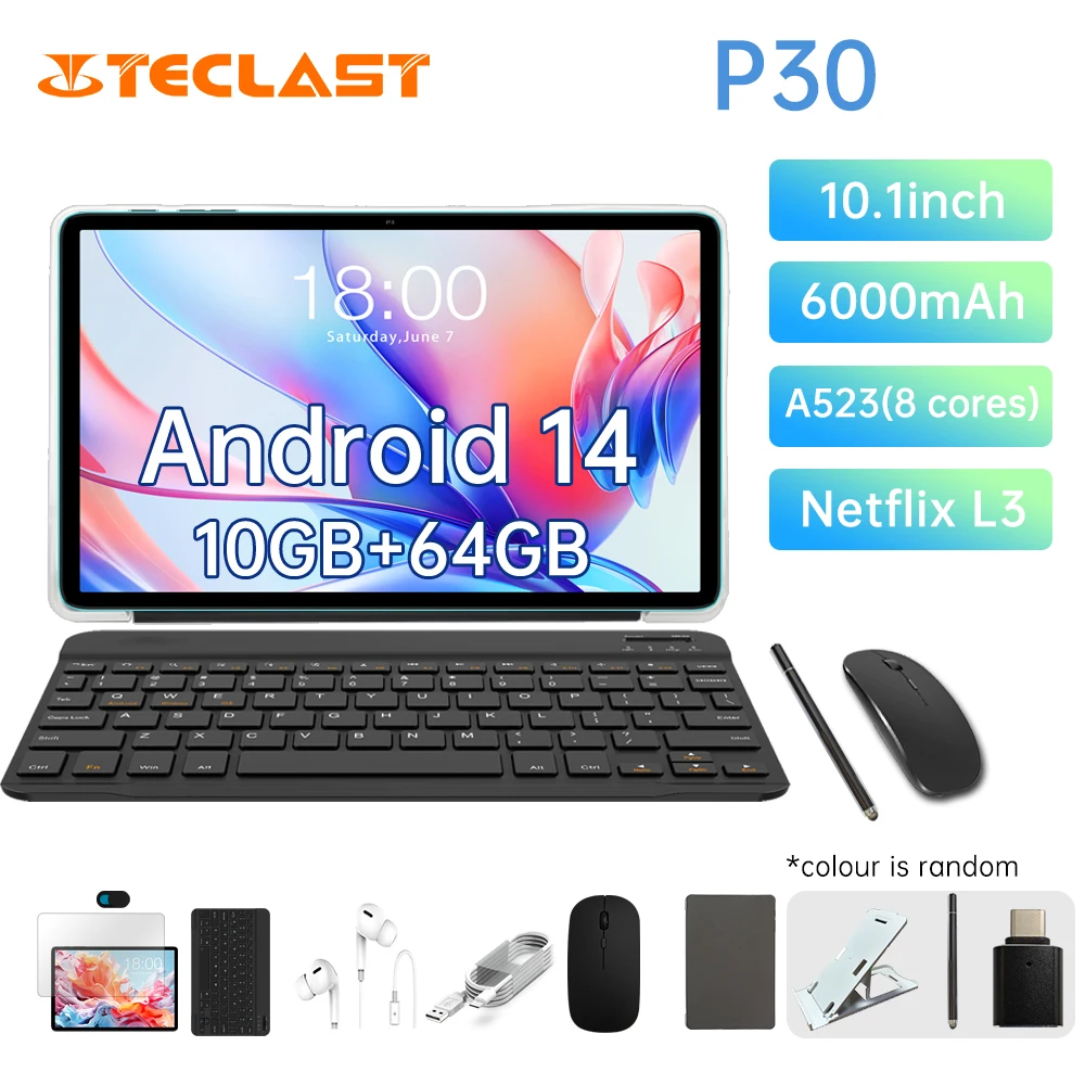 Teclast-P30-2024-Tablet-Allwinner-A523-8-core-1-8GHz-10GBRAM-64GB-ROM ...