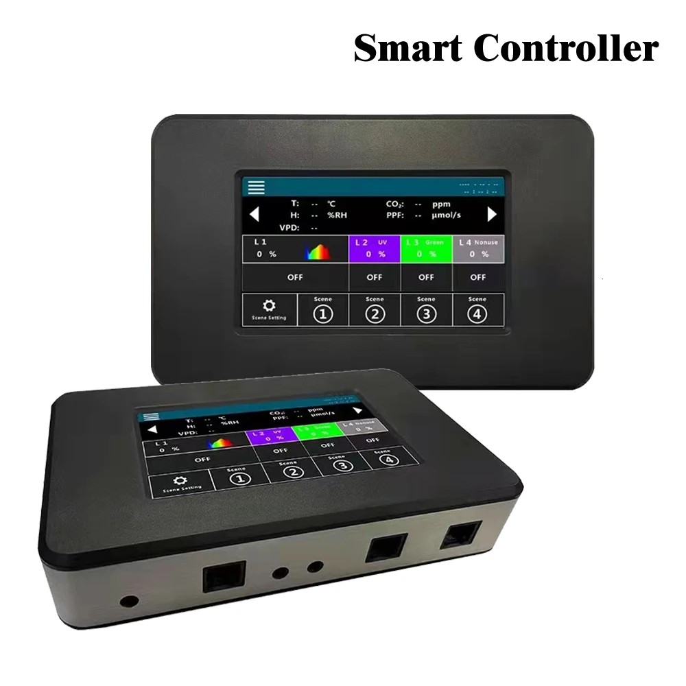 LED Grow Light Smart group controller with daisy chain Dimmable/Timing ...