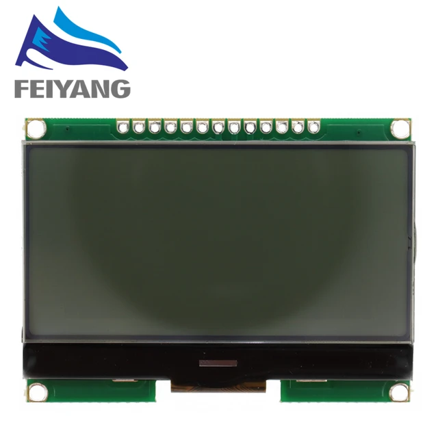 Lcd12864 12864-06D, 12864, LCD module, COG, with Chinese font, dot ...