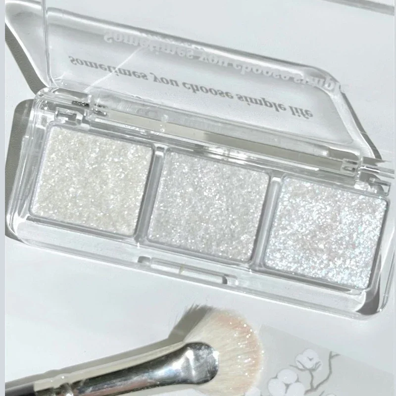 3-Color-Eyeshadow-Palette-Glittler-Night-Eyeshadow-Green-Purple-Color ...