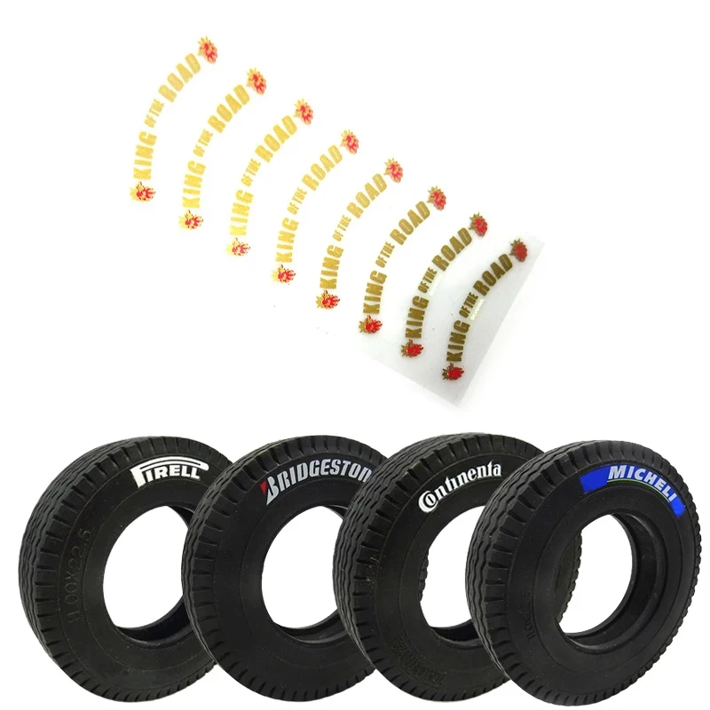 Simulation-Elastic-Tire-Sticker-Decorate-Model-for-1-14-Tamiya-RC-Truck ...