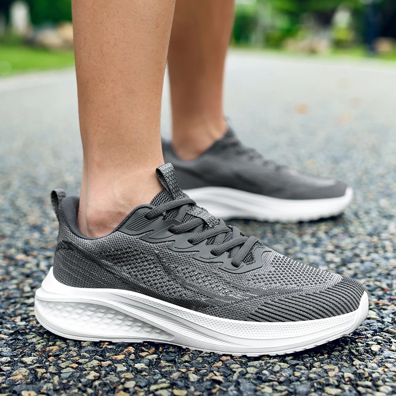Men's Casual Running Shoes Breathable Mesh Sneakers Anti Slip ...