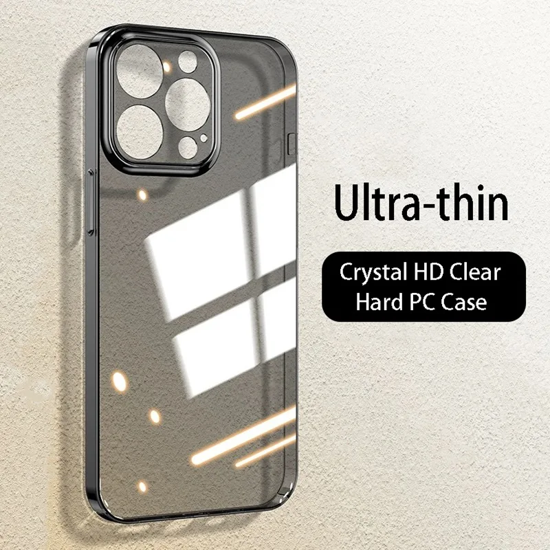 Luxury-Ultra-Thin-Transparent-Hard-PC-Case-For-iPhone-16-15-14-13-12-11 ...