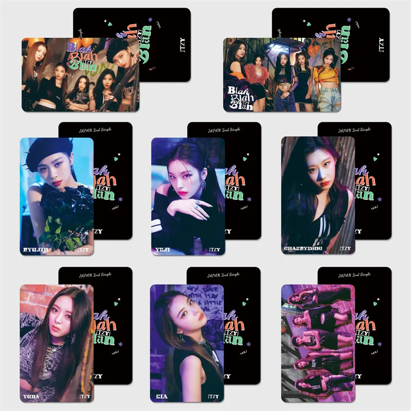 8Pcs-Set-Kpop-ITZY-New-Album-Collection-Postcards-Blah-Blah-Blah-Lomo ...