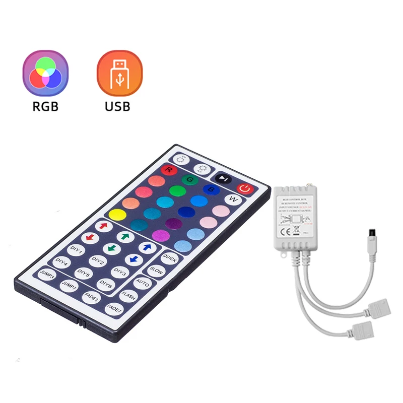 Tira-de-luces-Led-Rgb-con-control-remoto-cinta-de-luces-Rgb-de-44 ...