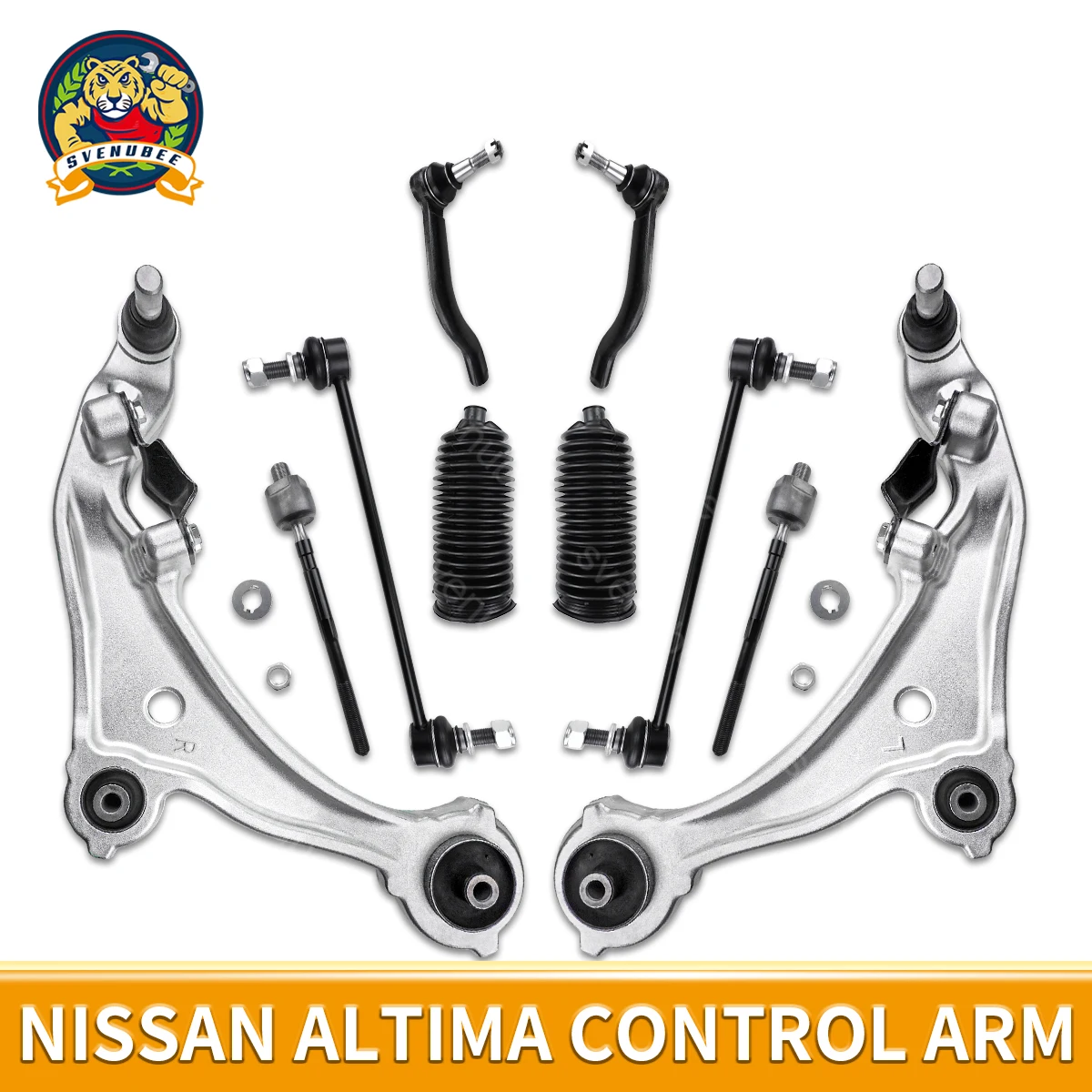Svenubee-10pcs-Front-Suspension-Lower-Control-Arm-Sway-Bar-Tie-Rod-Ends ...