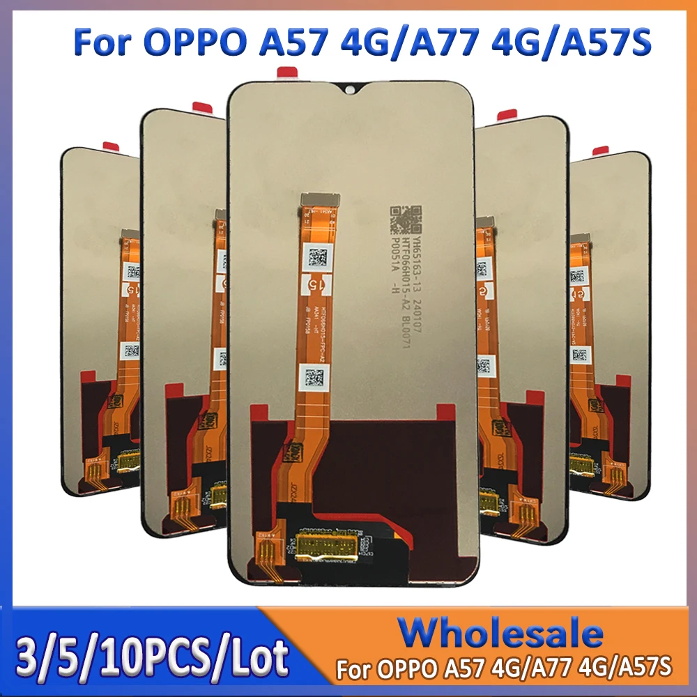 Wholesale 3/5/10 pieces Lot For Oppo A57 4G LCD A57S Screen A77 4G ...