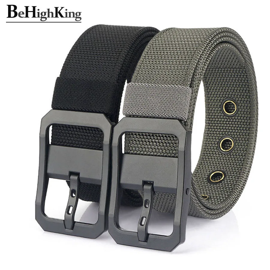 New-Casual-canvas-belt-for-men-Width-3-8cm-Outdoor-Military-tactical ...