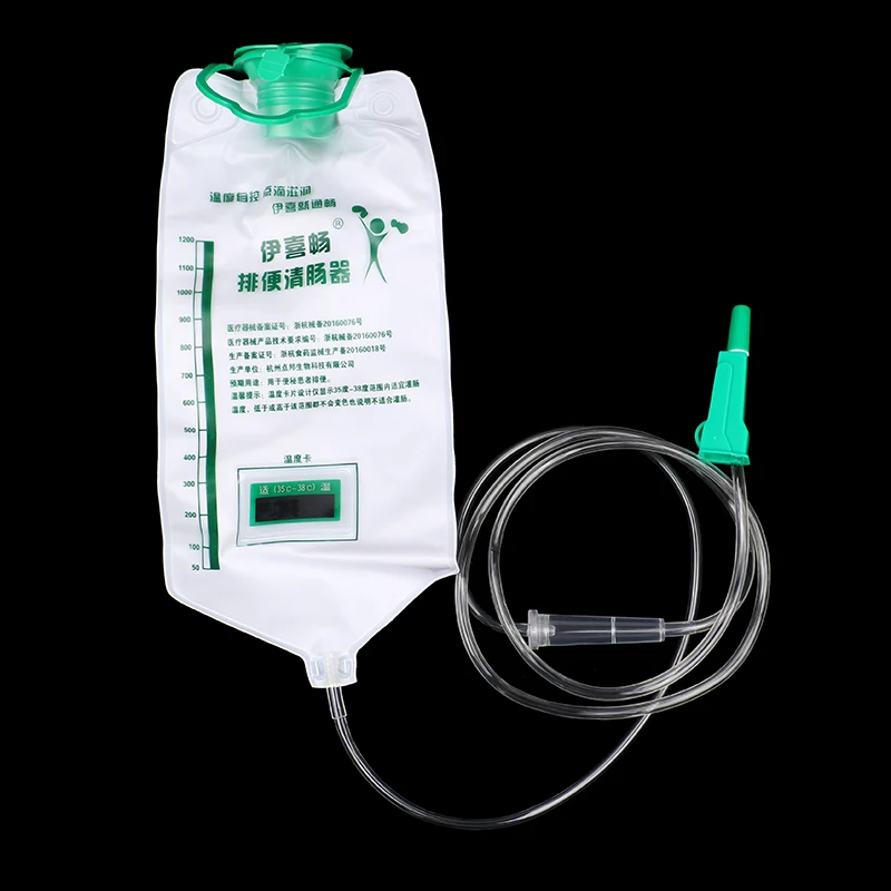 1200ML-Home-Enema-Intestinal-Flushing-Bags-Spa-Coffee-Enema-Bag-With ...
