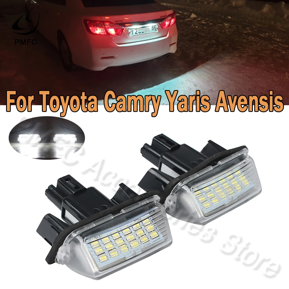 Pmfc Led Car Number License Plate Light For Toyota Camry 2013 2014 ...