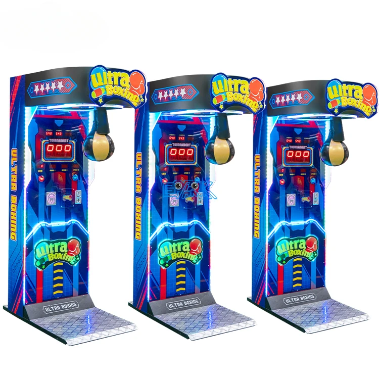 Coin-Operated-Game-Street-Amusement-Park-Electronic-Hammer-Boxing ...