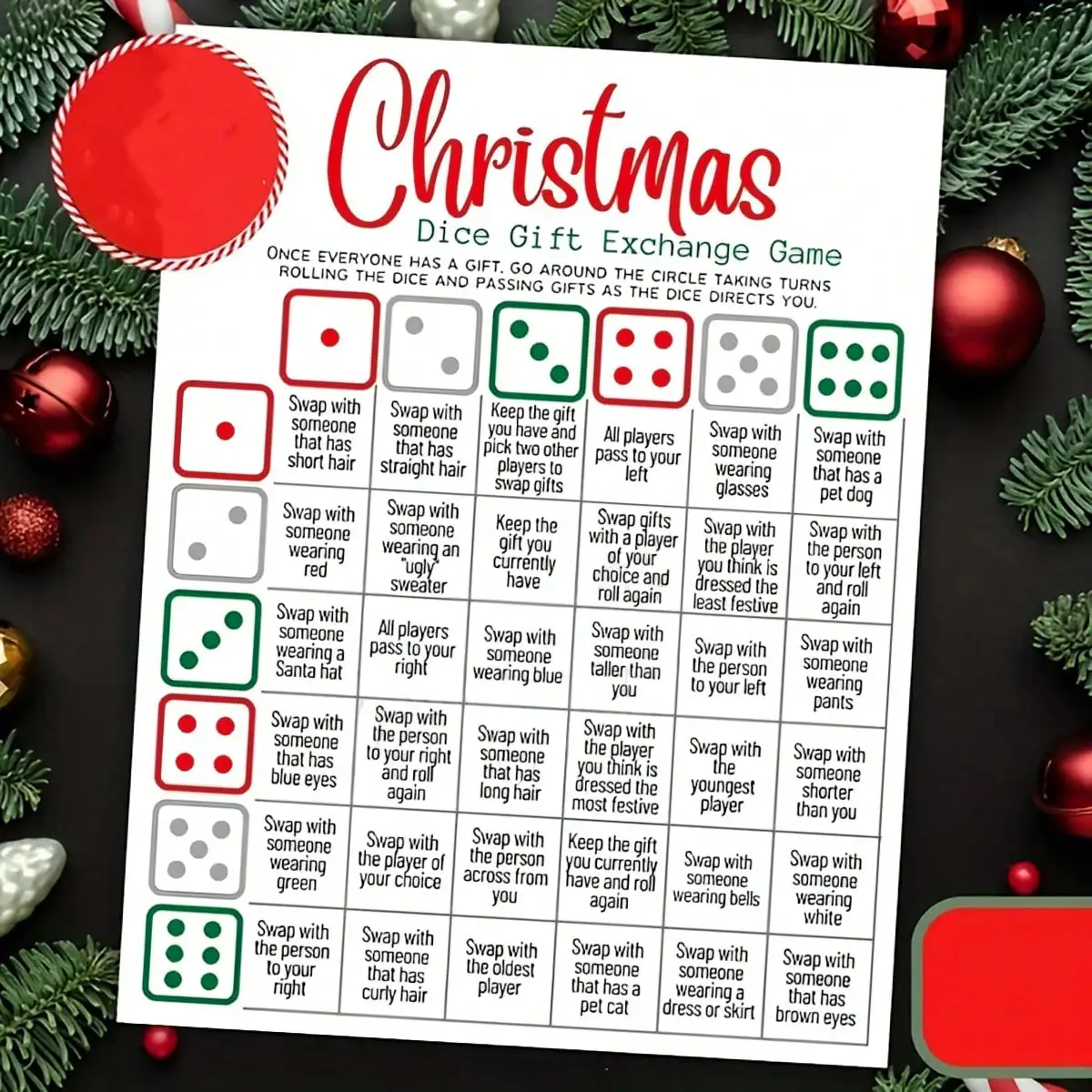 Juego-de-intercambio-de-regalos-navide-os-1-hoja-no-requiere-pilas ...