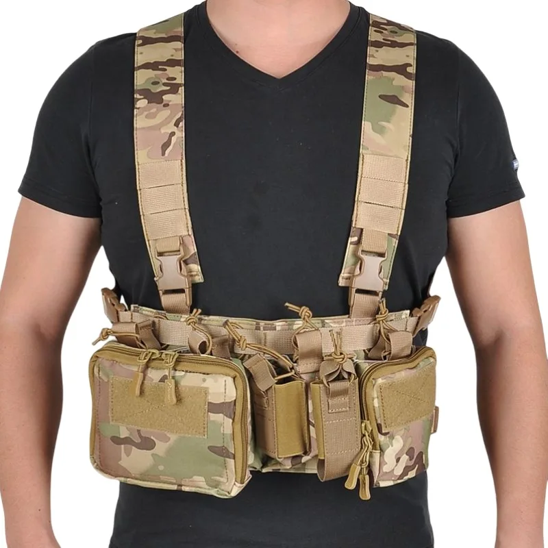 Molle-System-Chest-Rig-Tactical-Vest-CS-Match-Military-Gear-Pack ...