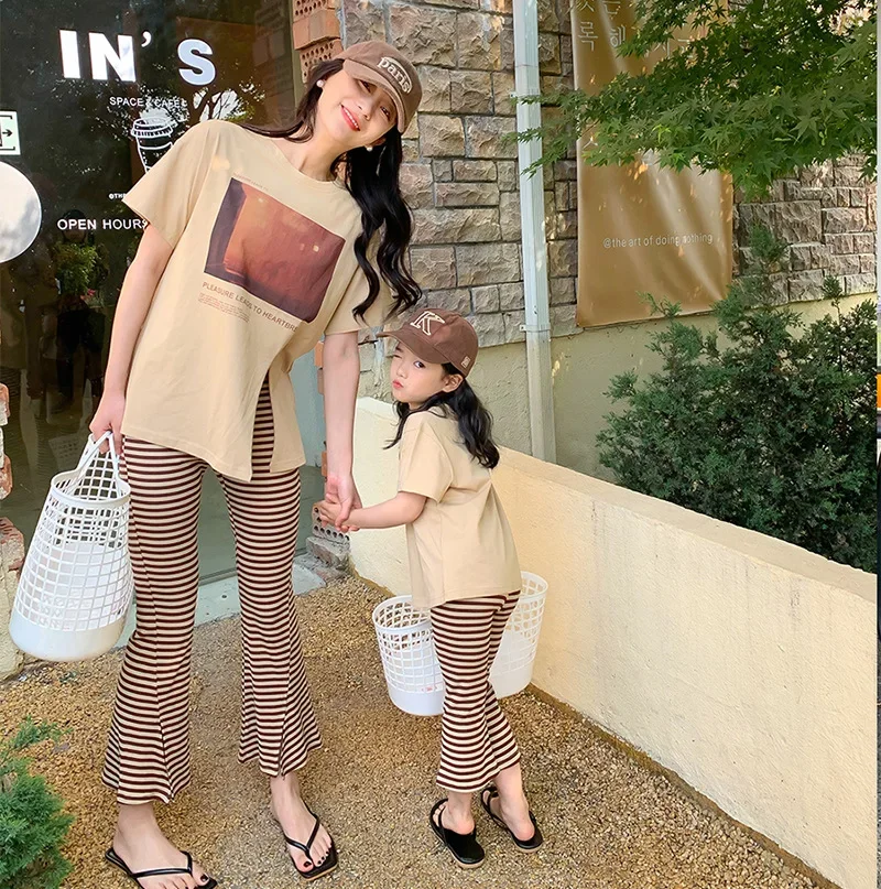 Mommy-Baby-Girl-Matching-Clothes-Set-Mom-and-Daughter-Fashion-Outfits ...