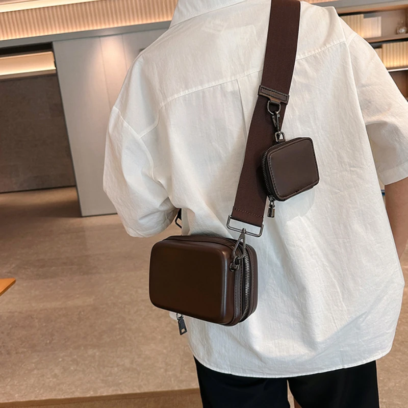 Designer-Shoulder-Bag-Pu-Leather-Box-Shape-Crossbody-Bags-Men-Small ...