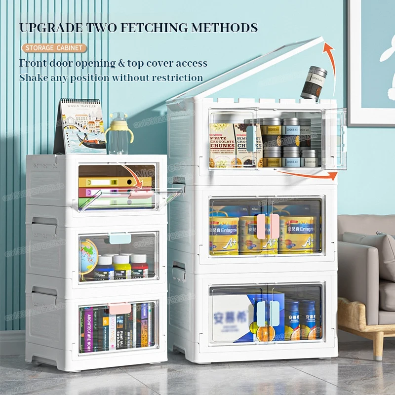 Foldable-Storage-Cabinet-Large-Capacity-Storage-Box-for-Clothes-Snacks ...