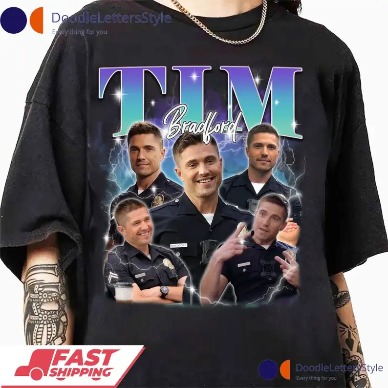 TIM-BRADFORD-Vintage-Shirt-Homage-Tshirt-Fan-Tim-Bradford-Shirt-Merch ...