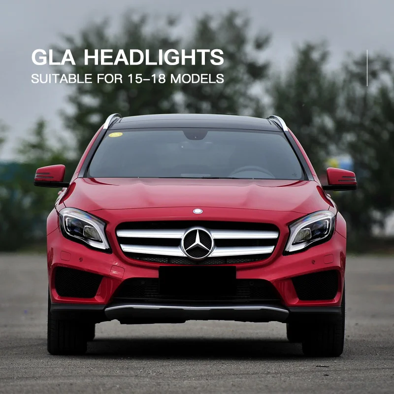 Car LED Headlight Auto for Mercedes-Benz GLA 2015-2018 Head Lamp ...
