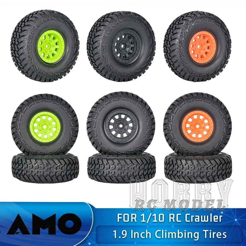 1.9 Inch Climbing Tires Wheels 119 X 44mm 4PCS for 1/10 RC Model Car ...