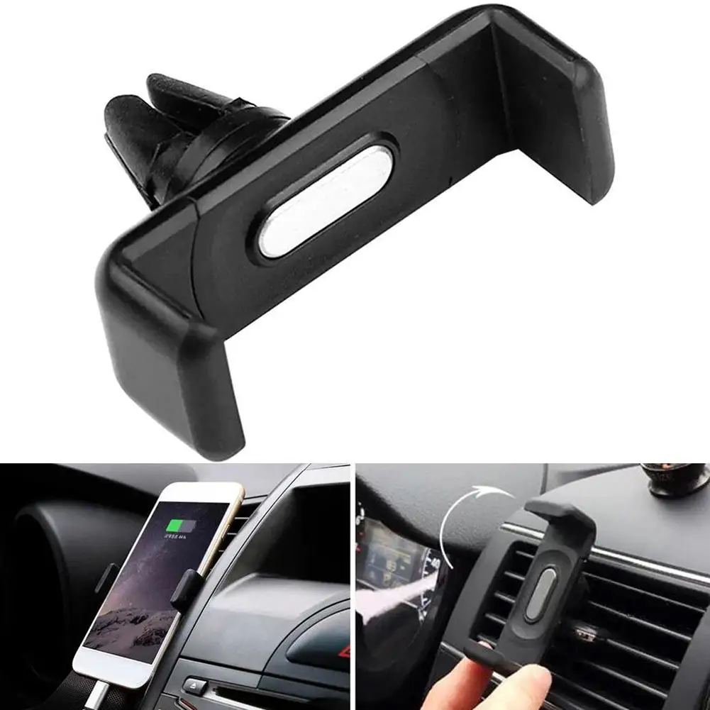 Car Phone Holder For IPhone Smartphone Air Vent Mount Clip 360 Rotation ...