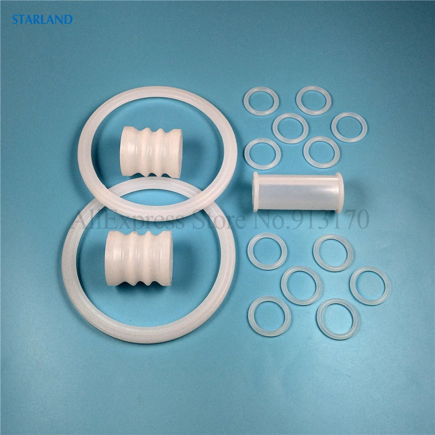 15+2PCS Spare Parts For VEVOR Ice Cream Makers Silicone Seal Rings Tube ...