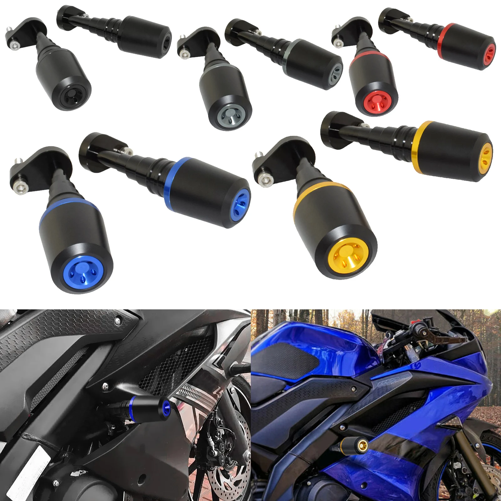 Motorcycle-Frame-Sliders-Engine-Guard-Crash-Pad-Bung-Fairing-Falling ...