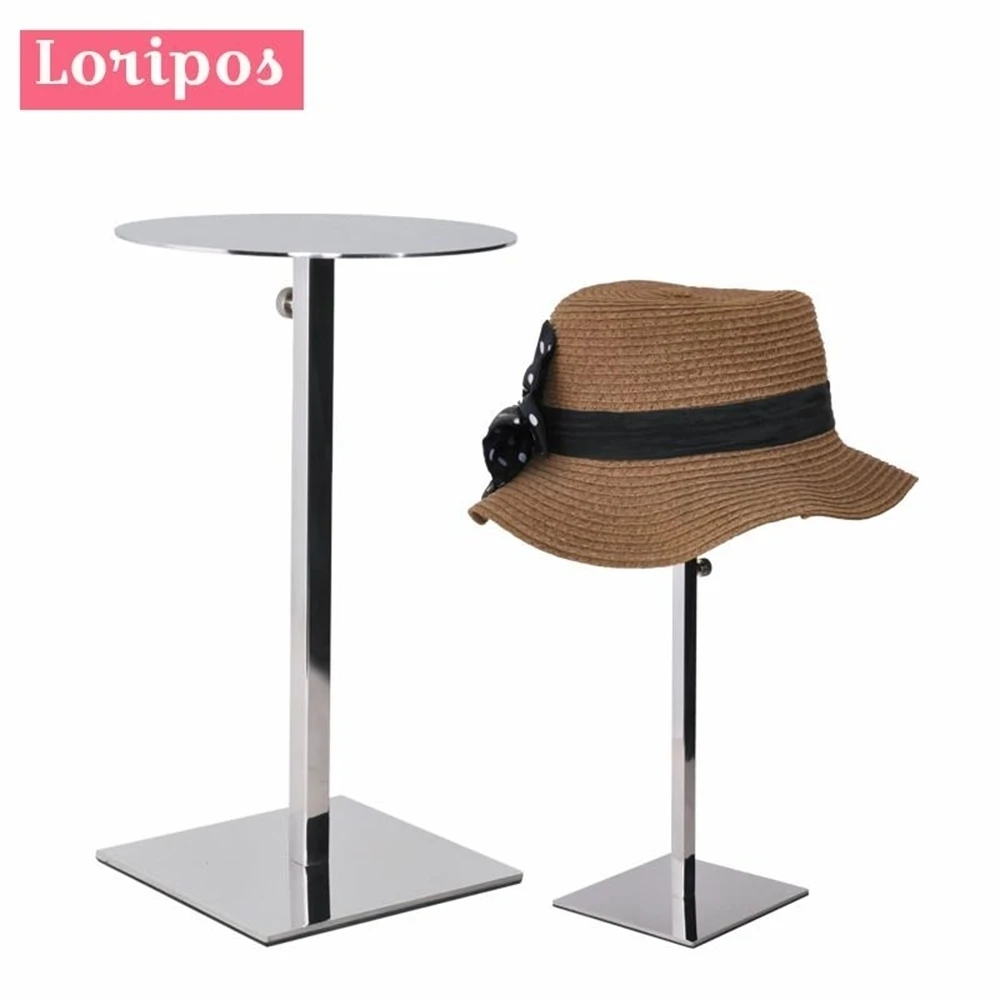 10-stuks-roestvrij-staal-verstelbare-hoed-displaystandaard-spiegel ...