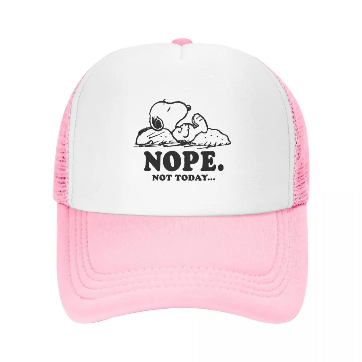 Fashion-Nope-Not-Today-Snoopy-Trucker-Hat-Women-Men-Custom-Adjustable ...