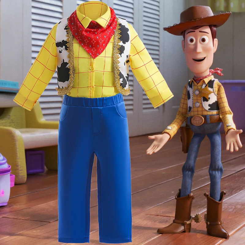 Toy-Story-Woody-Cartoon-Cow-Frocks-Clothes-Party-Toy-Story-Vestidos ...
