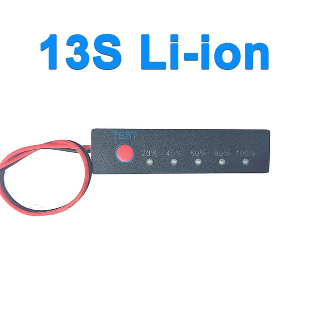 7S 8S 10S 13S LifePO4/Li-ion Battery Packs Battery Capacity Indicator ...
