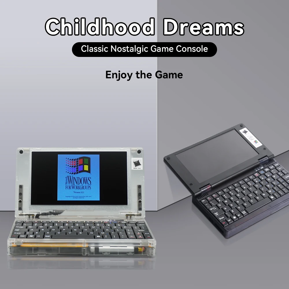 Hot-Sale-Pocket-Retro-386-Notebook-Game-Computer-With-Win-3-11-DOS ...