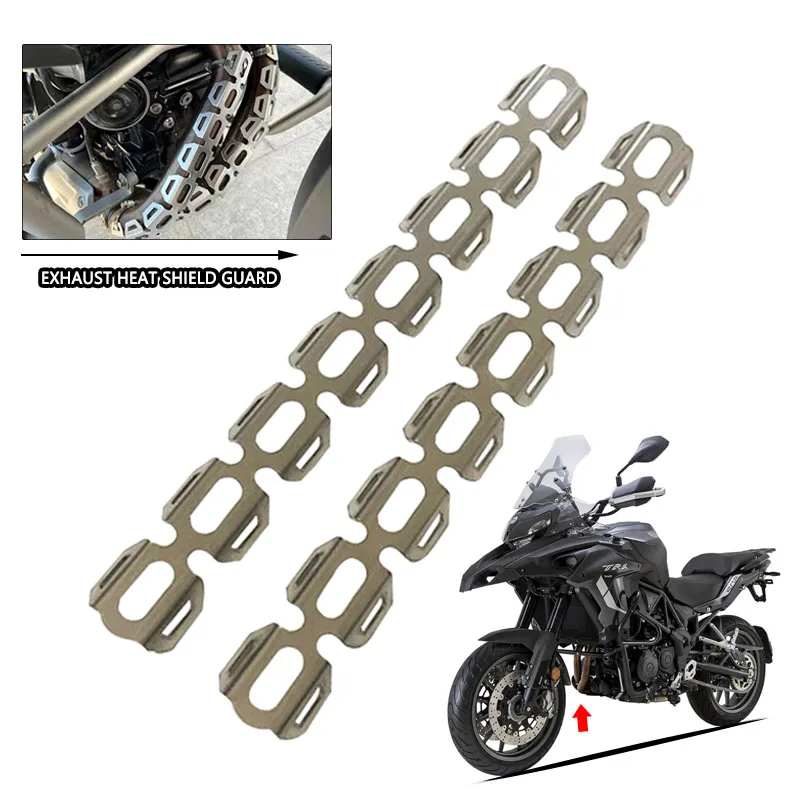 Motorcycle-Accessories-Exhaust-Muffler-Pipe-Heat-Shield-Cover-Heel ...