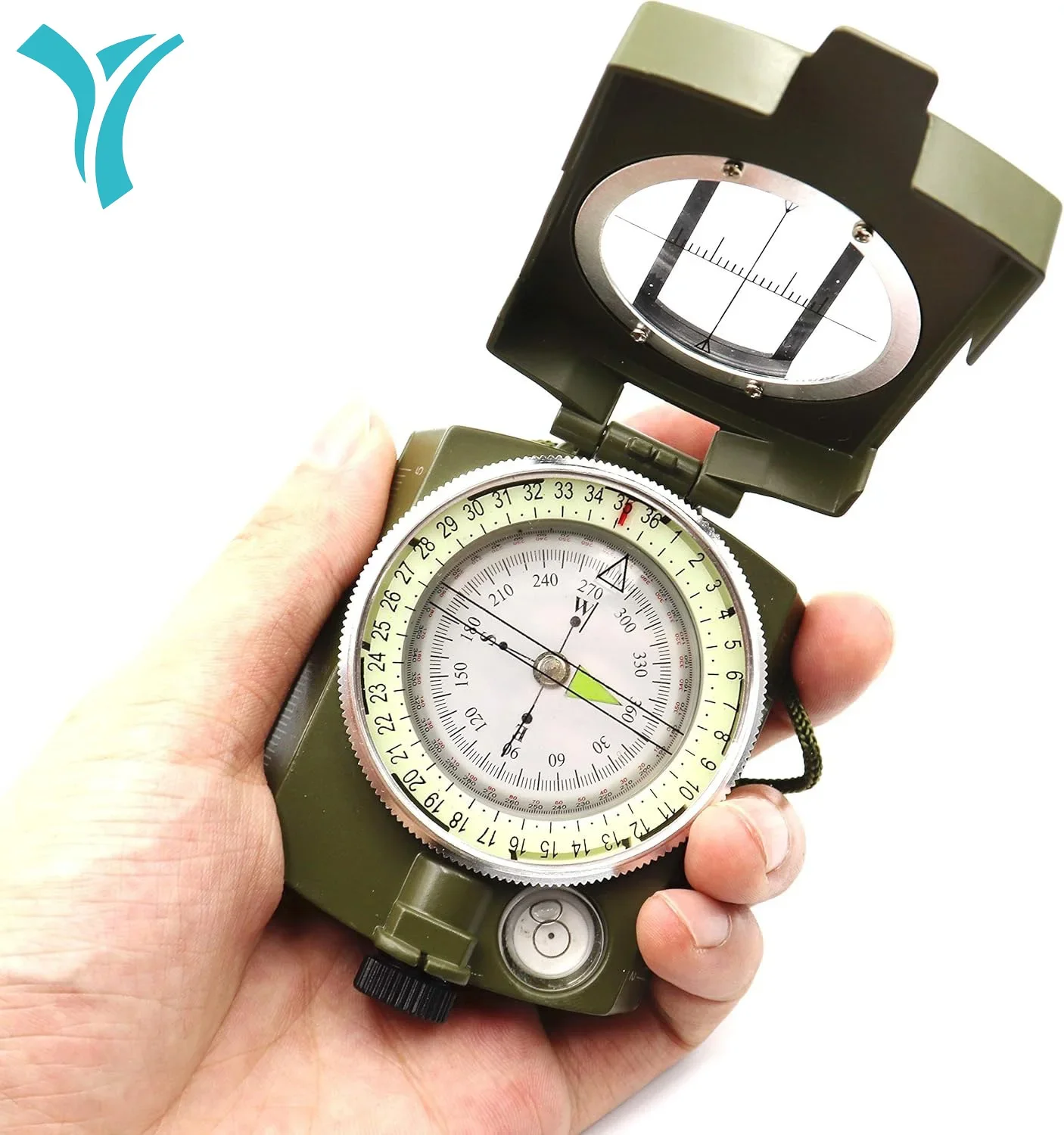 Multifunctional-Tactical-Survival-Military-Compass-Waterproof-Impact ...