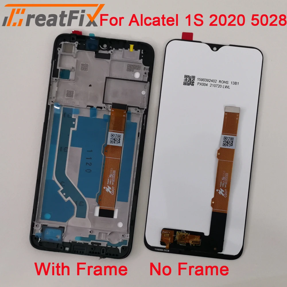 For-Alcatel-1S-2020-5028-5028Y-5028A-5028D-LCD-Display-Touch-Screen ...