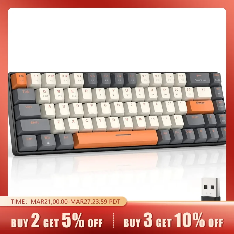 60-Wireless-Mechanical-Keyboard-Bluetooth-Dual-Mode-Hot-Swappable-Mini ...