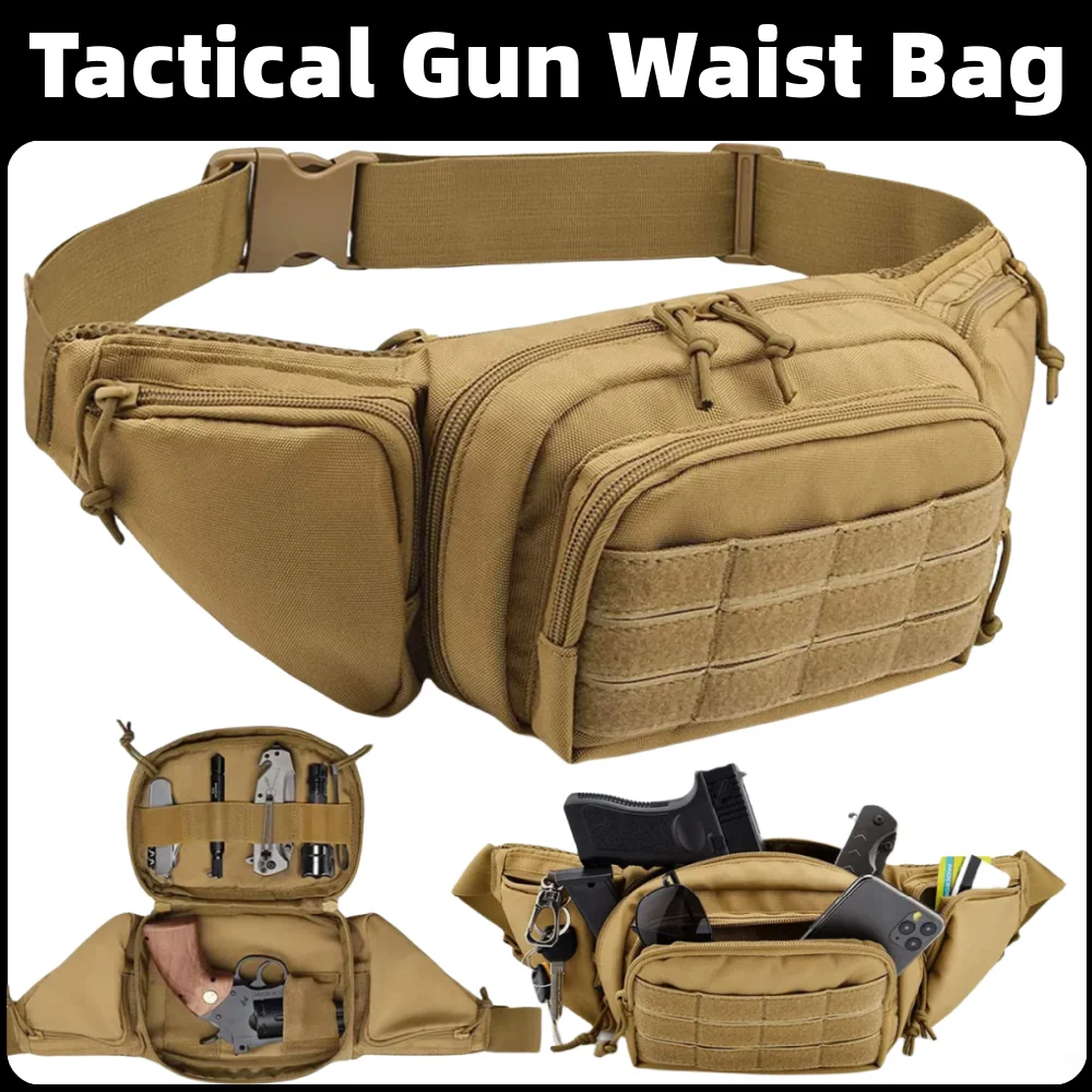 Tactical-waist-bag-waist-belt-backpack-waterproof-nylon-Molle-EDC-Fanny ...