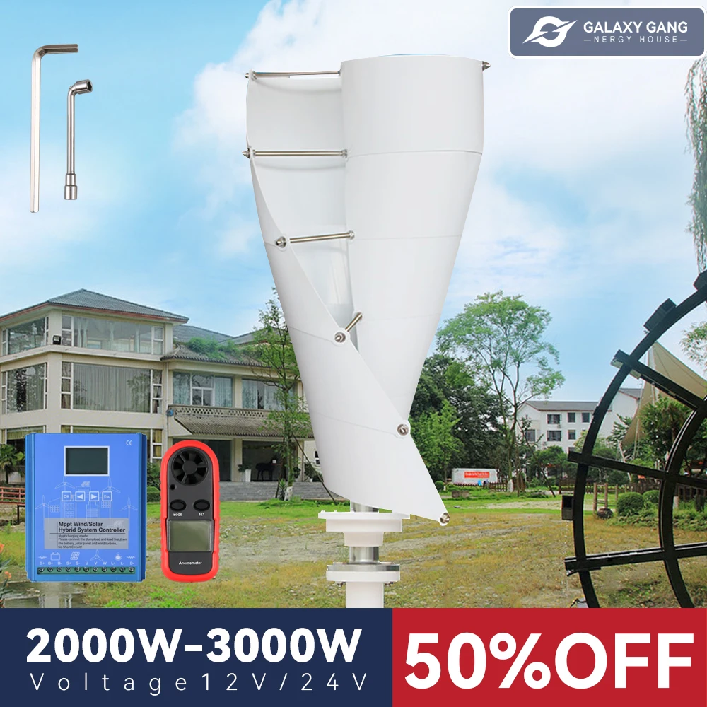 Spiral-Wind-Vertical-Turbine-Generators-2000W-3000W-12v-24v-Alternative ...