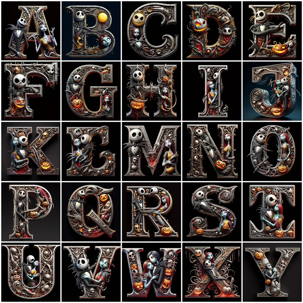 Disney-Cartoon-Diamond-Embroidery-The-Nightmare-Before-Christmas ...