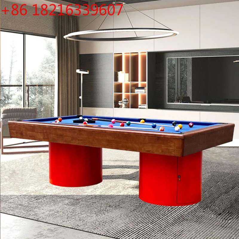 Standard marble pool table commercial club American black eight home ...