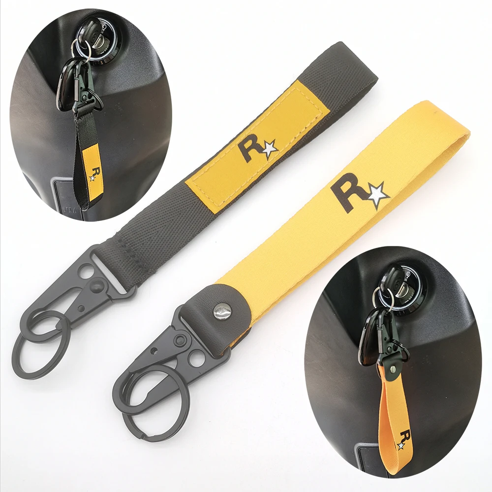 7.48"X0.98" Gift Car Motorcycle Keychain Key Holder Durable Key Strap ...