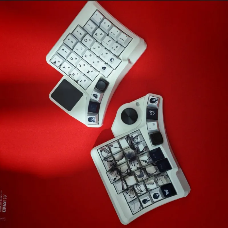 New HDP V2 Wired Split Mechanical Keyboard Costom Ergonomic Hot-Swap ...
