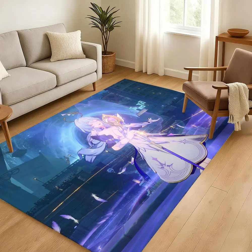 Honkai Star Rail Robin Floor Mat Soft Thickened Flannel Door Mat Non ...