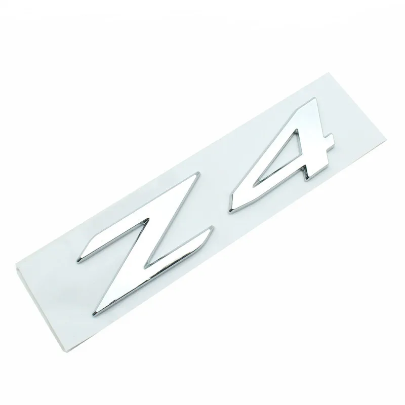 3d ABS Chrom Z4 Logo Briefe Emblem Abzeichen Aufkleber