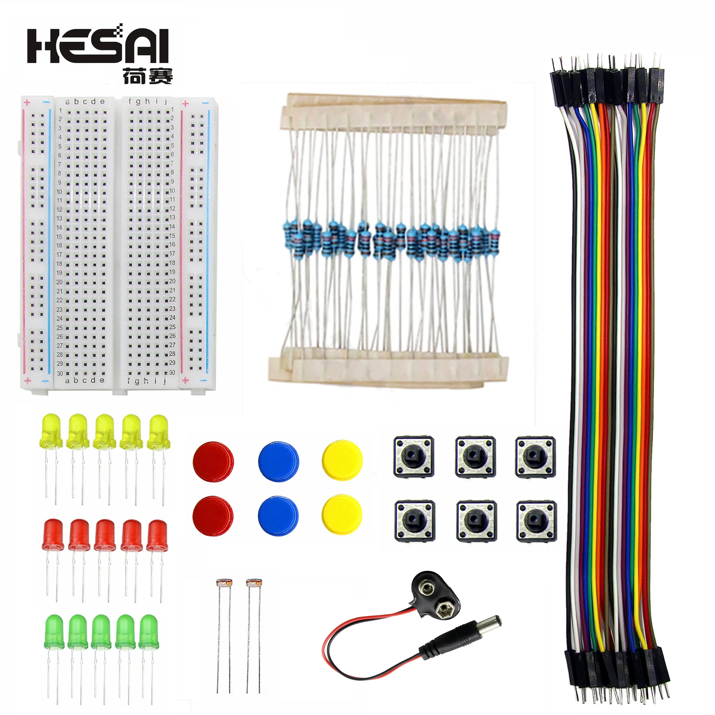 Starter Kit Uno R3 Mini Breadboard Led Jumper Wire Button For Arduino ...