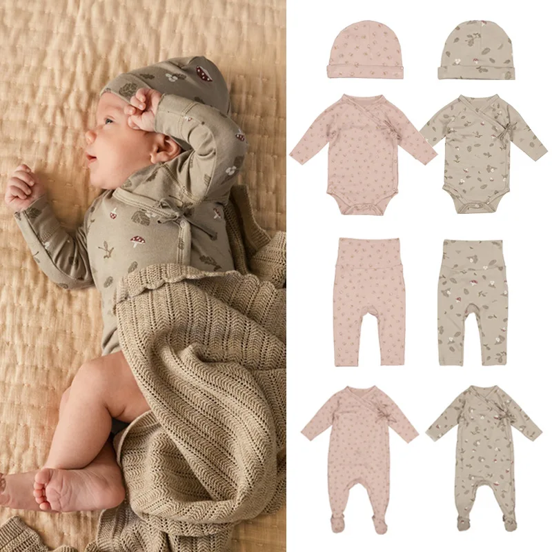 New-Spring-Baby-Girl-Clothes-Floral-Bodysuit-Pants-Sets-Long-Sleeve ...