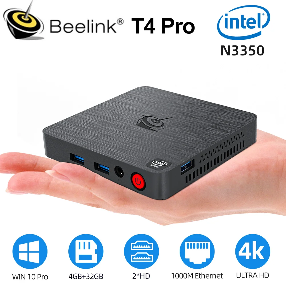 Mini pc htpc com 4gb ram 64gb rom, usb 3.0, 2 * HD MI ac wifi mini ...