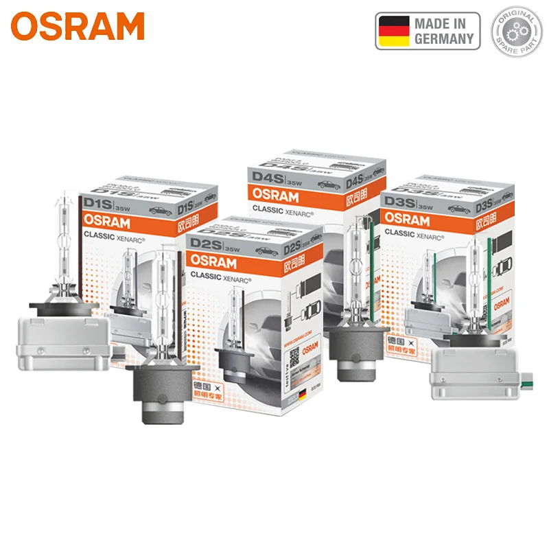 OSRAM-CLC-CLASSIC-HID-Bulb-Xenon-D1S-D2S-D3S-D4S-66140-66240-66340 ...