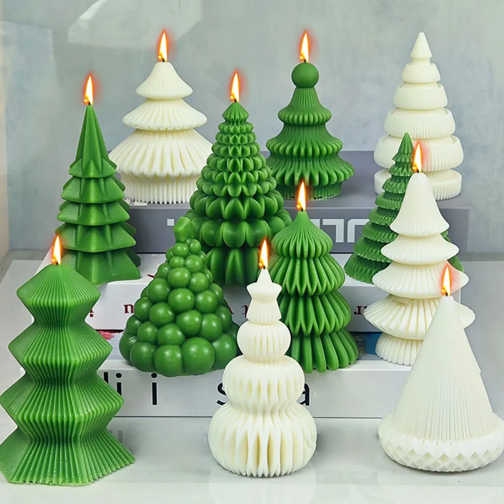 Bubbles-Layered-Christmas-Tree-Candle-Silicone-Mould-3D-Ball-Spire ...