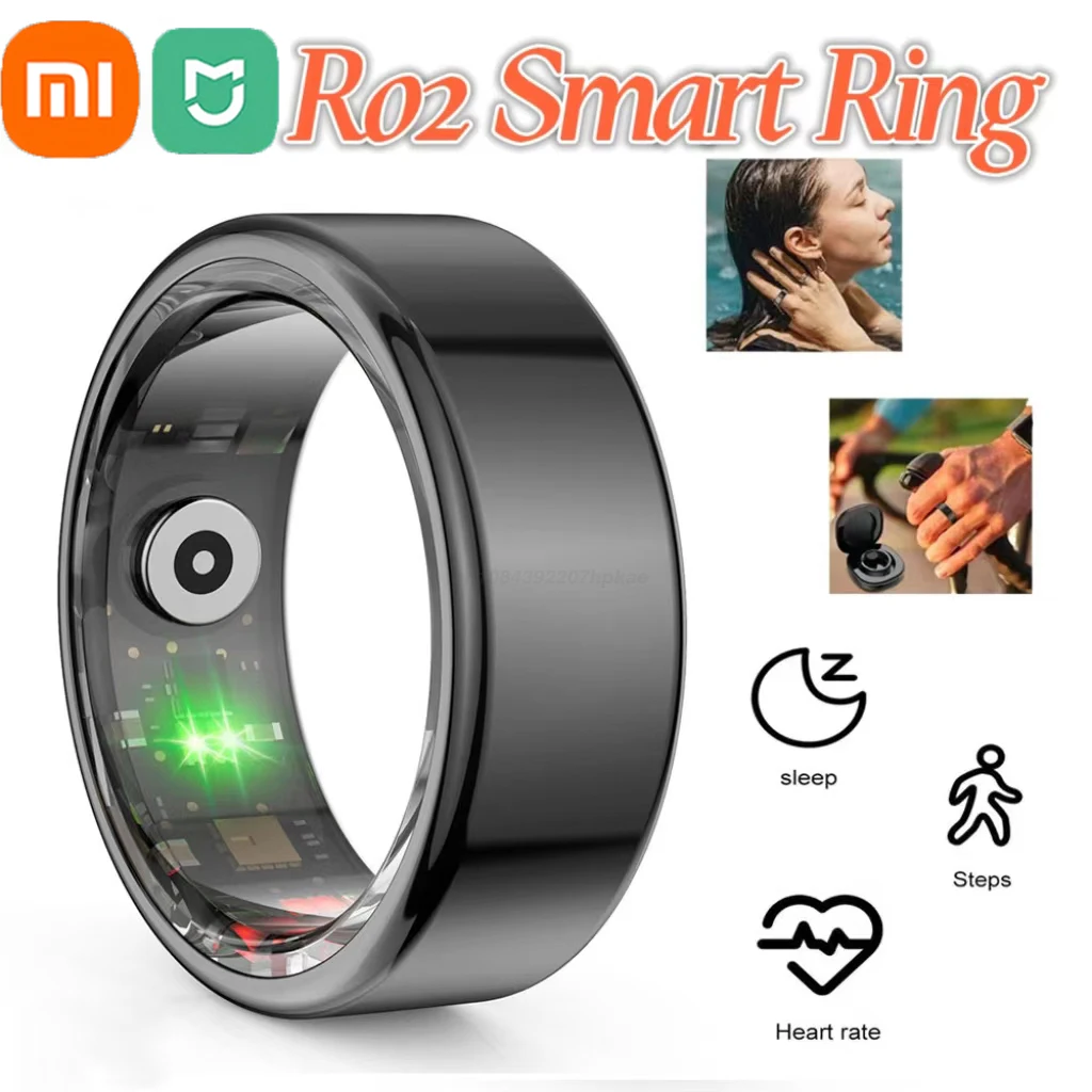 XIAOMI-R02-Smart-Ring-Military-Grade-Titanium-Steel-Shell-Health ...